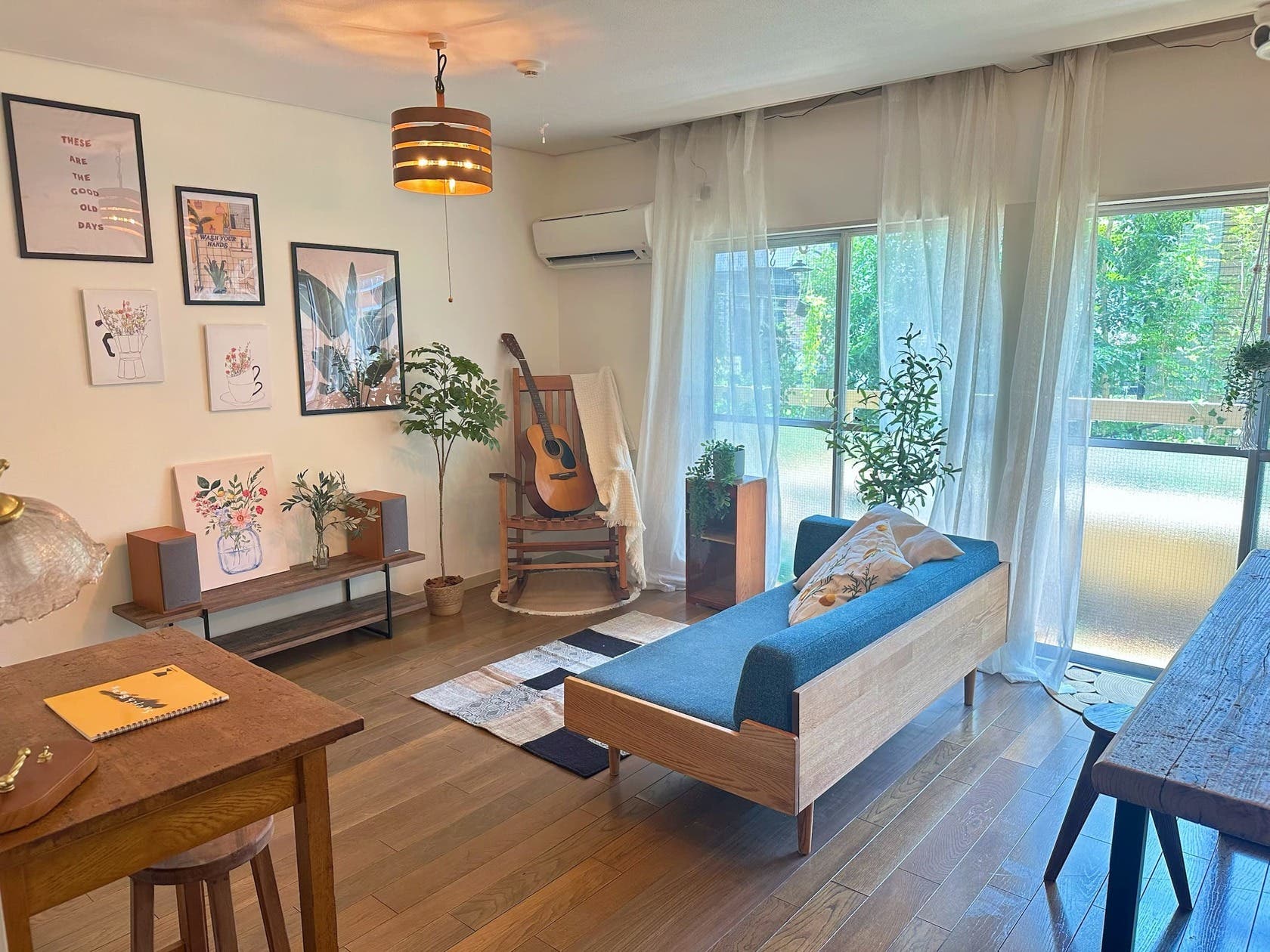 原宿駅徒歩5分/平成レトロ/団地リノベ/デザイナーズインテリア/自然光/2面採光/ベランダの写真6