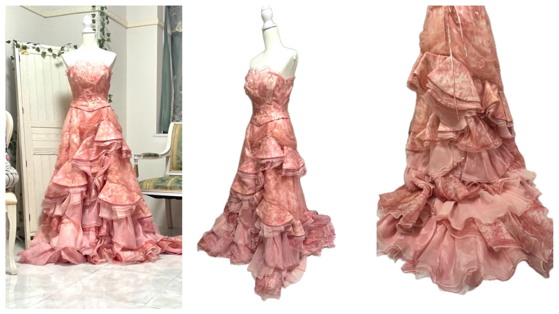 👗★格安★ Sancta Carina 高級カラードレスレンタル の画像1