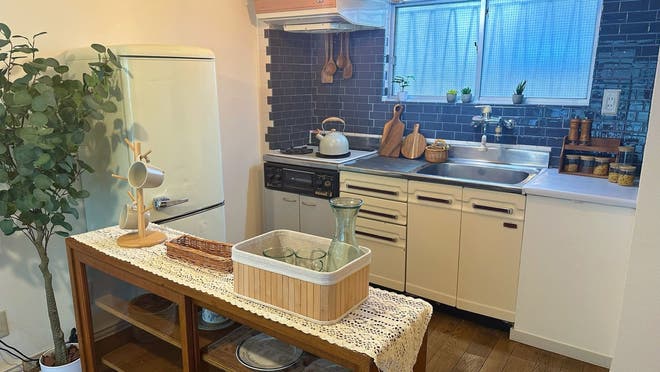 原宿駅徒歩5分/平成レトロ/団地リノベ/デザイナーズインテリア/自然光/2面採光/ベランダの写真10