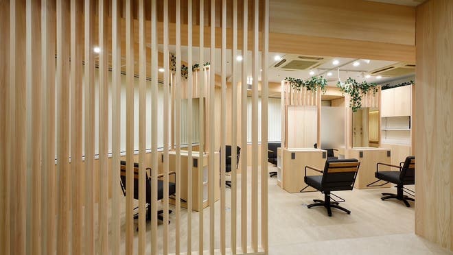 【金山駅徒歩1分・地下直結】檜香る癒しの面貸しヘアサロン|心安らぐ上質空間の写真12