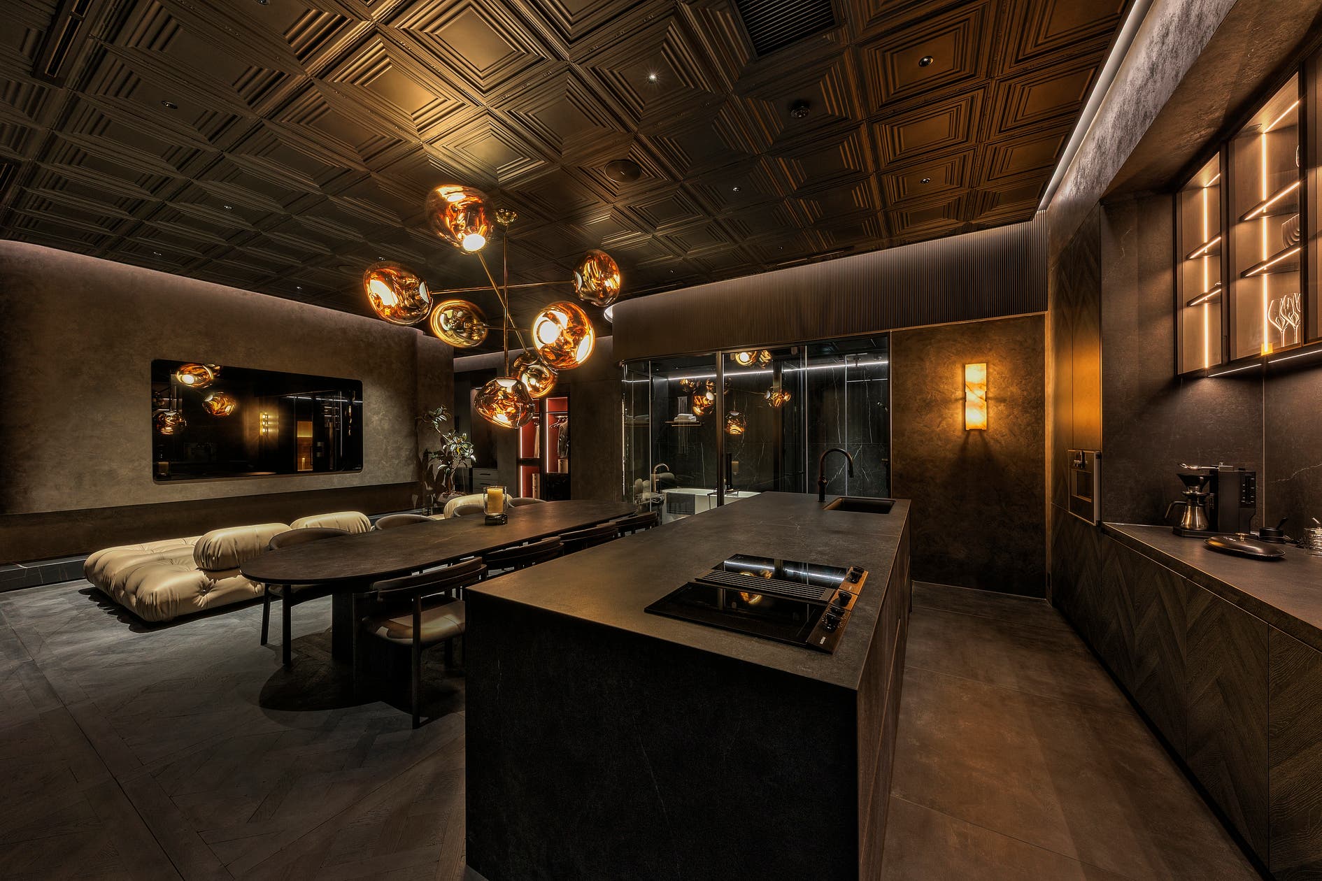 【表参道】非日常の暮らしに没入！ モニターあり！ 少人数での特別な会食やオフサイトミーティングにおすすめです！の写真3