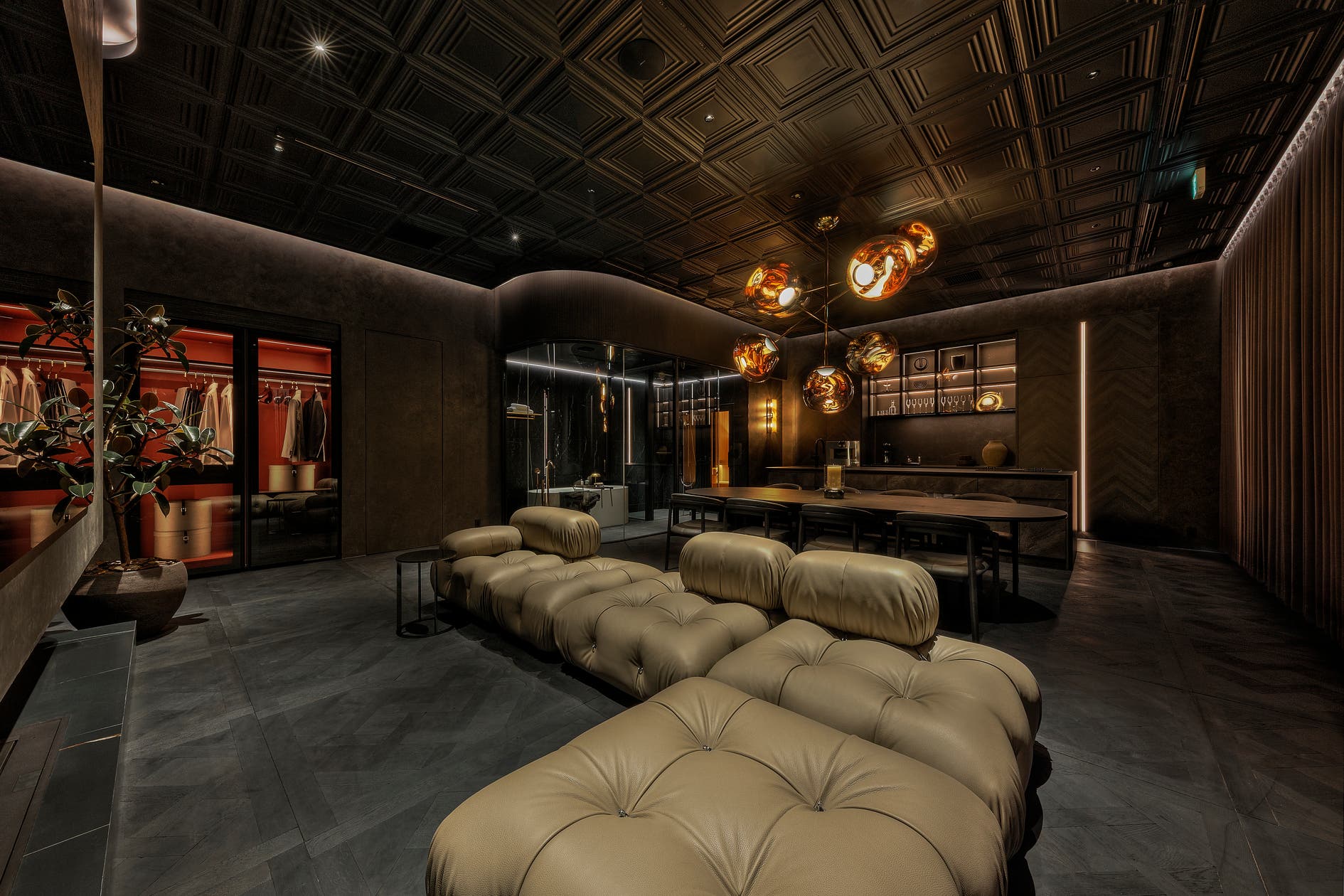 【表参道】非日常の暮らしに没入！ モニターあり！ 少人数での特別な会食やオフサイトミーティングにおすすめです！の写真4