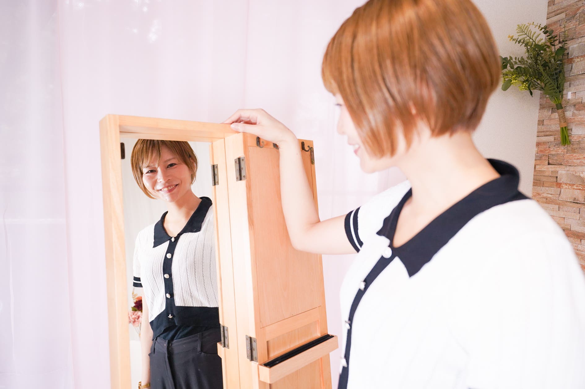 〈無料OP〉全身鏡の画像1