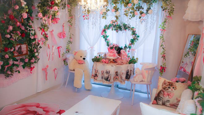 要町駅徒歩4分の可愛いレンタルスペース♡ホワイトクリスマスルーム🎄ポートレート撮影🤍コスプレ🤍推し活🤍女子会の写真9