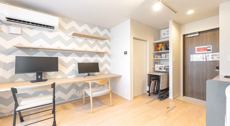 スペモ💻経堂駅3分❗️MIRROR FIT完備❗️コワーキング🧑🏻‍💻配信🌈744_ResidenceG経堂