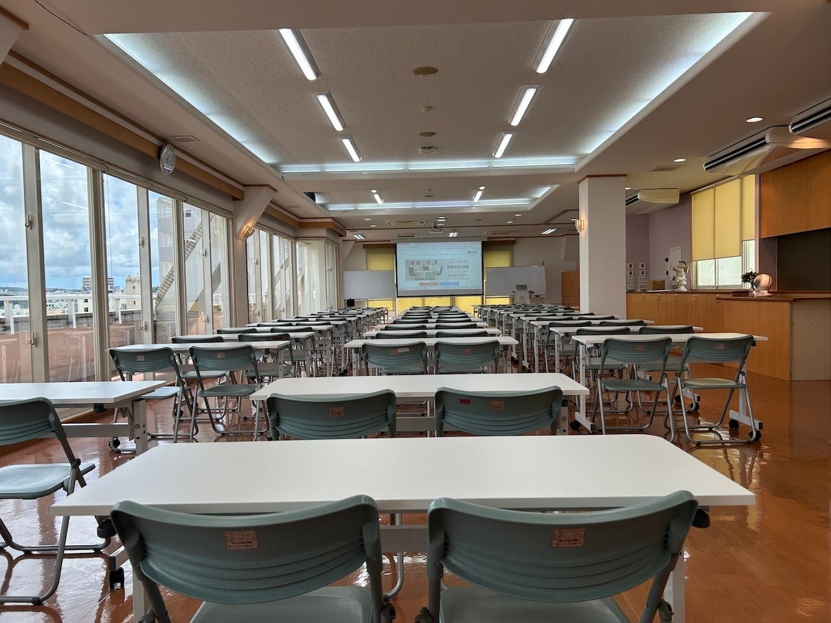 【旭橋駅徒歩5分】定員84＋α名！プロジェクター含む備品・高速Wi-Fi無料！東町別館701会議室の写真2