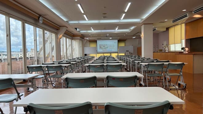 【旭橋駅徒歩5分】定員84+α名!プロジェクター含む備品・高速Wi-Fi無料!東町別館701会議室の写真2