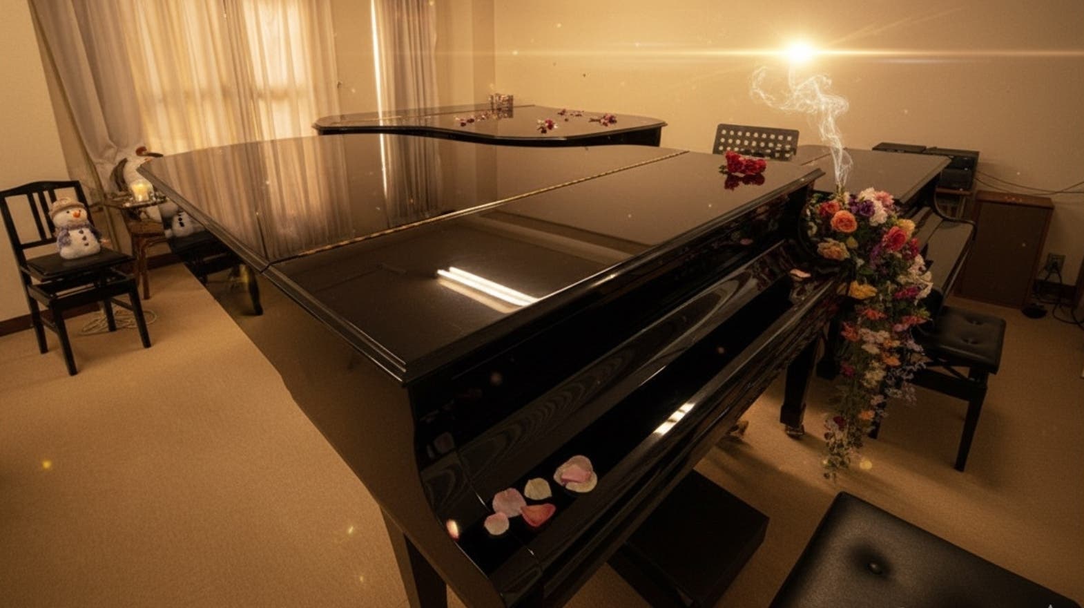 YAMAHAグランドピアノ完備｜奈良・西大寺駅徒歩4分｜WiFi・防音使用の写真1