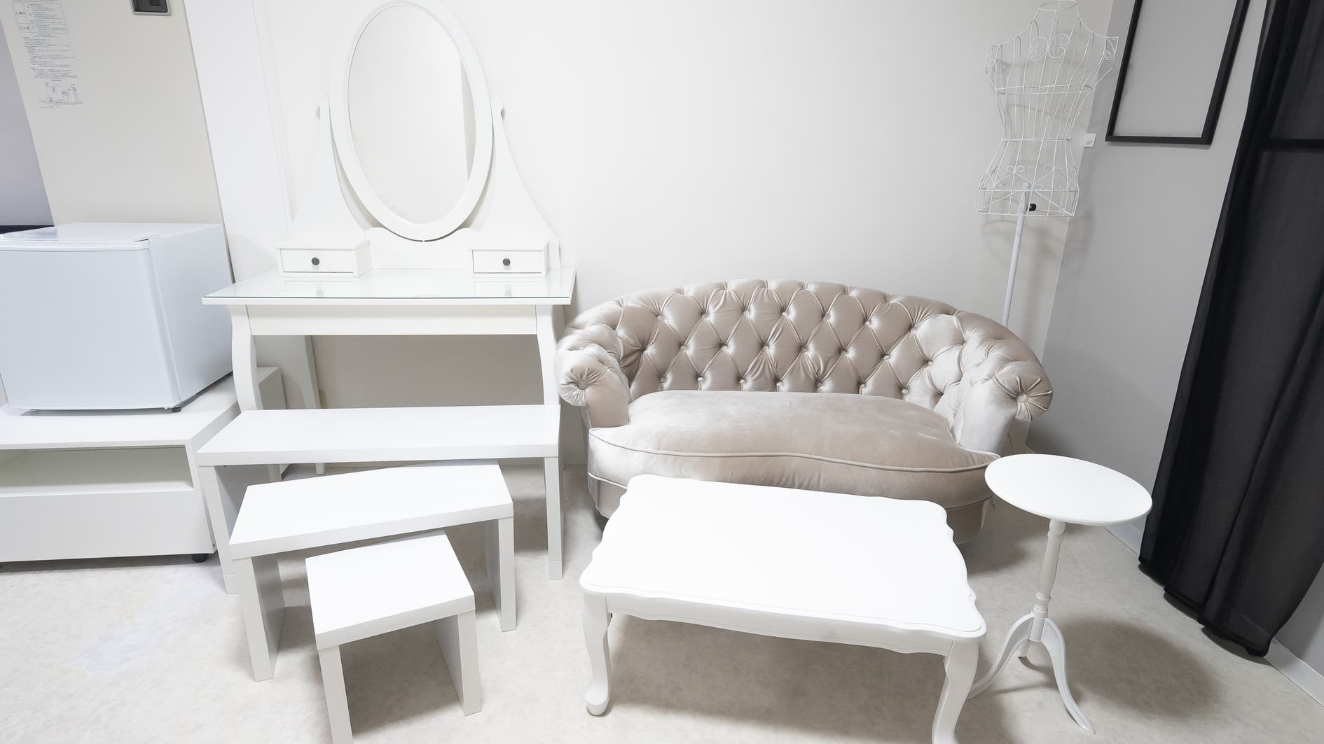 新規OPEN❤︎Black&White🖤🤍維持管理費無料❣️伏見駅6分⭐️姫系スタジオ!生誕祭!推活!ポトレ!コスプレ!の写真6