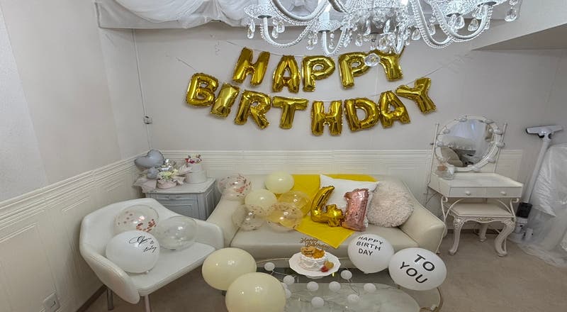 ＮＵＭＡ部屋｜渋谷Cherry【推し不在の誕生日会専用】スペースがパワーアップ！💛女子会/撮影/party/渋谷駅から徒歩６分