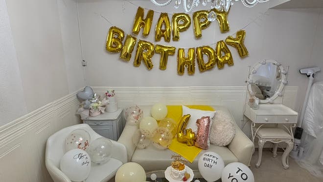 NUMA部屋|渋谷Cherry【推し不在の誕生日会専用】スペースがパワーアップ!💛女子会/撮影/party/渋谷駅から徒歩6分の写真1