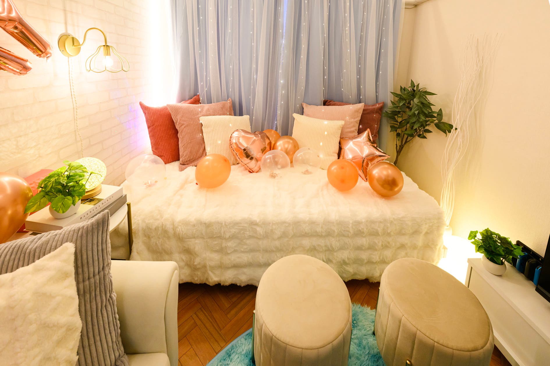 ✨大人の隠れ家💕本気デート🤍ラグジュアリー女子会🥂大迫力TV鑑賞会／Switch🎮どこから撮ってもインスタ映え💓の写真7