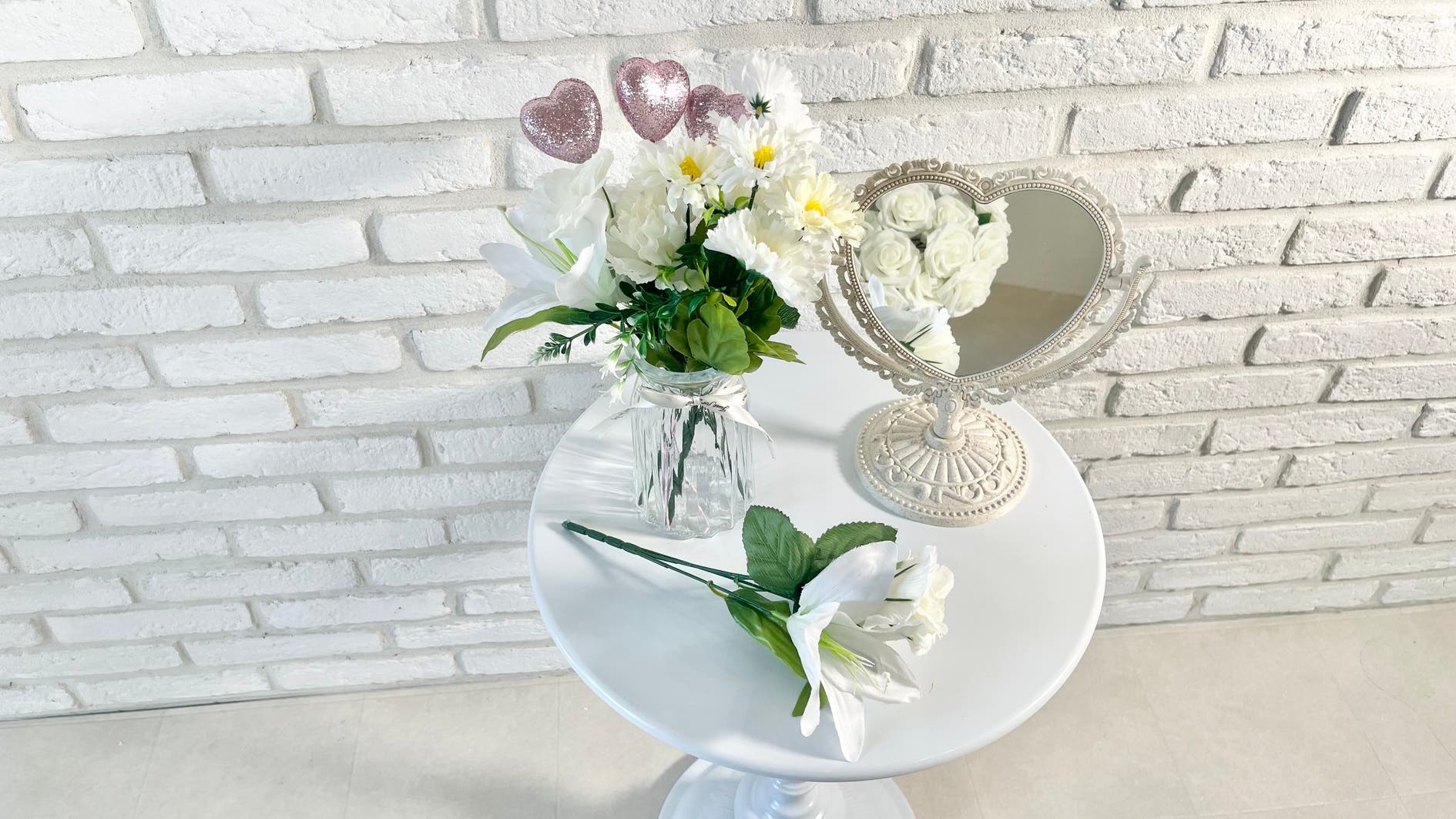 【クリスマスモード🎅2ショット分追加✨】最寄駅からの徒歩２分💘白レンガの壁｜白家具｜姫家具｜生誕祭・誕生会｜コスプレ｜女子会の写真18