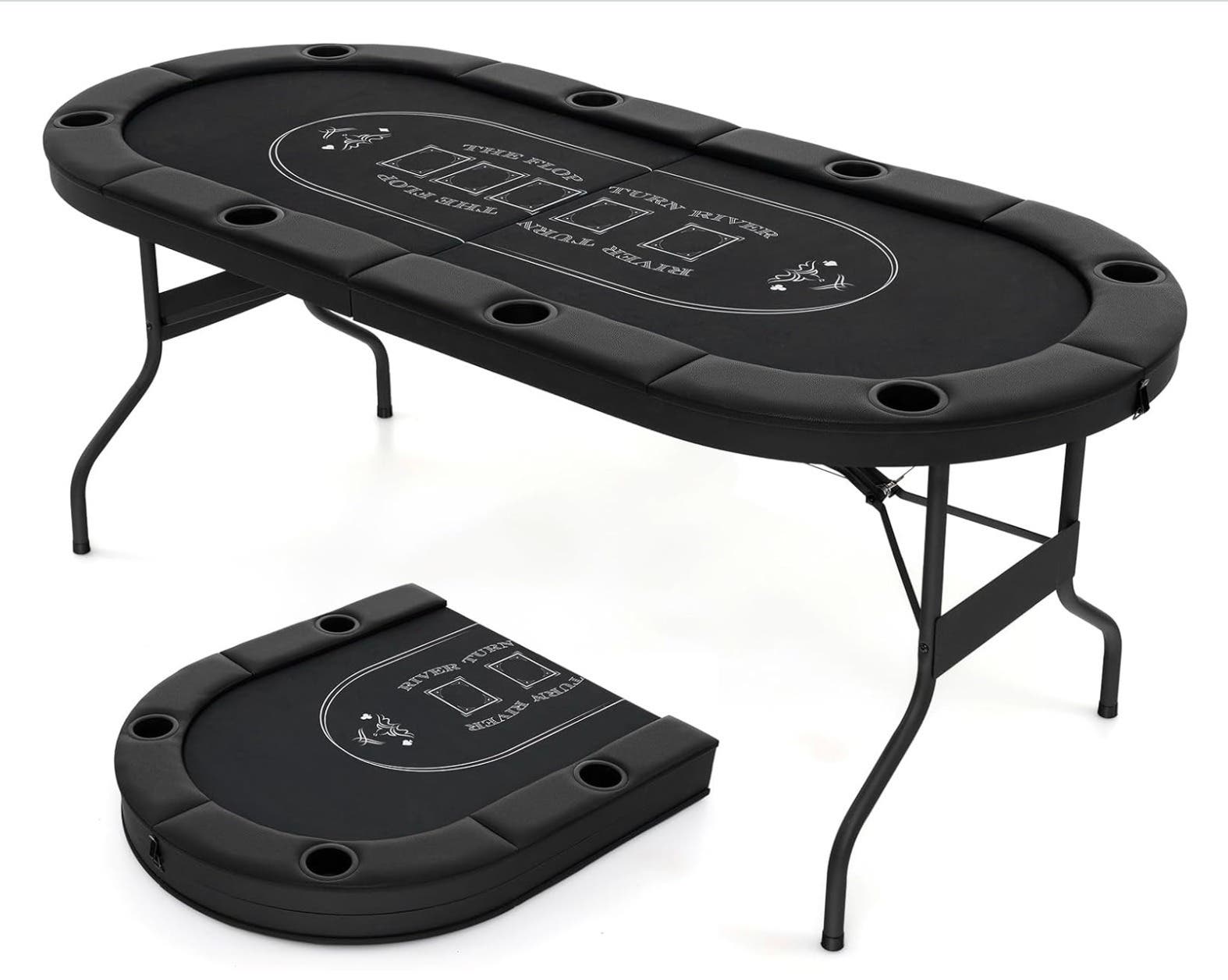 ポーカーテーブル＆チップなどのポーカーセットレンタルの画像1