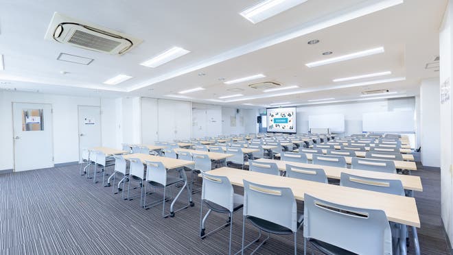 【田町駅徒歩5分☆スクール100名】無料Wi-Fi/会議・研修・セミナー・懇親会の写真1
