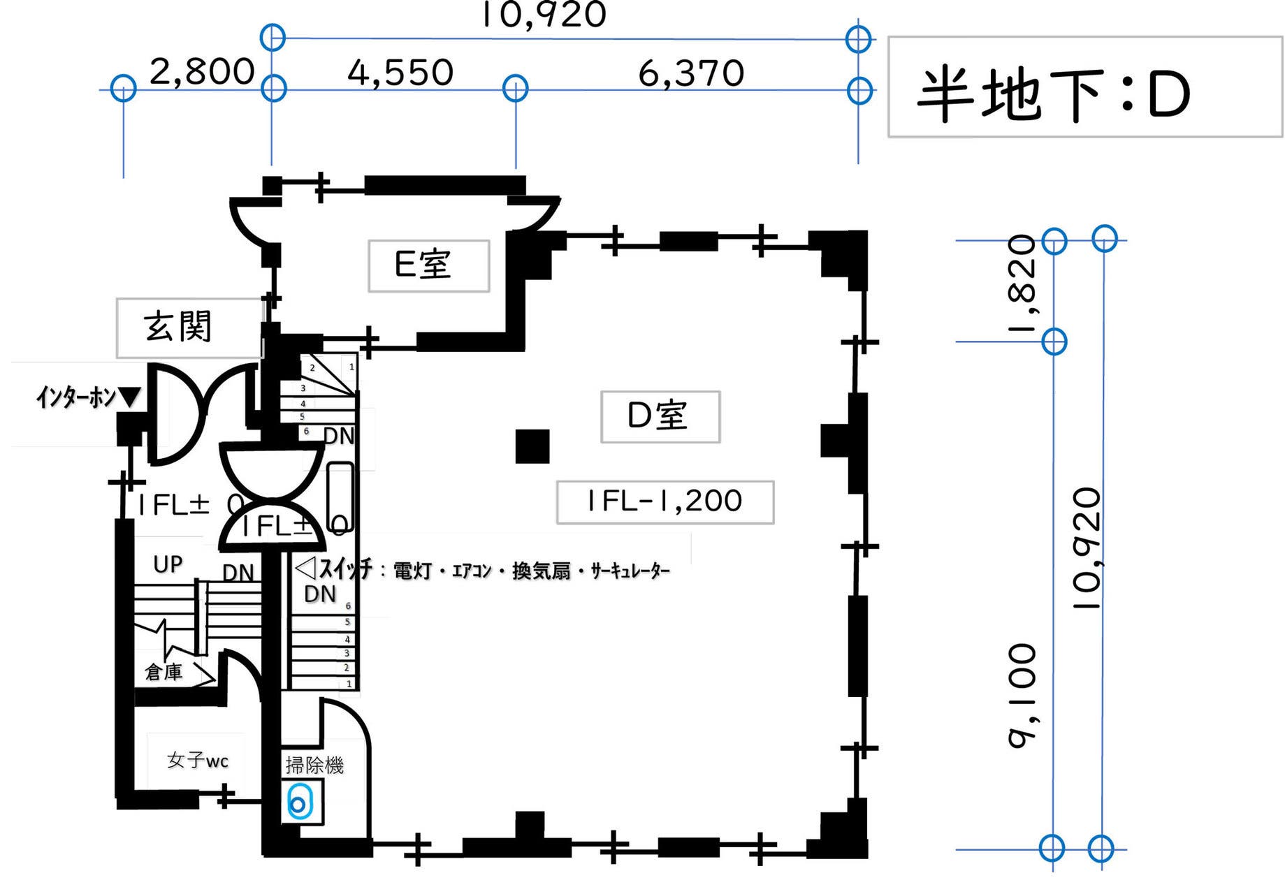 【平塚駅 徒歩1分】D室-ダンス ヨガ バレー チアダンス  最大30名 天高3メートル 全長10メートルの鏡ありの写真20