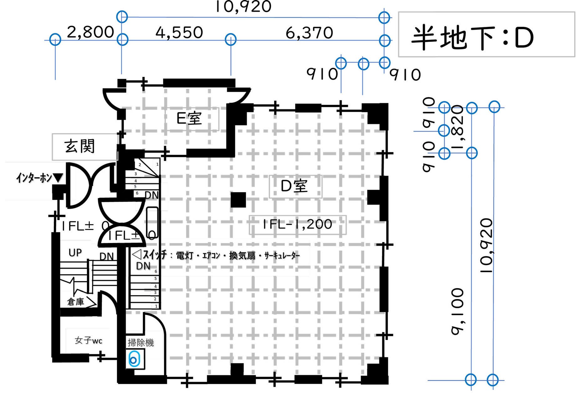 【平塚駅 徒歩1分】D室-ダンス ヨガ バレー チアダンス  最大30名 天高3メートル 全長10メートルの鏡ありの写真21