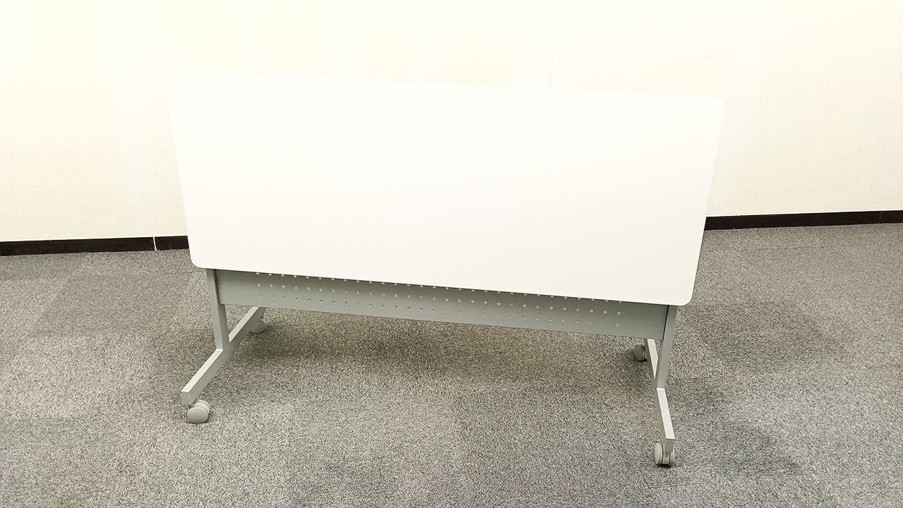 折りたたみテーブル (２人掛け用)　幅1500×奥行600×高さ705mmの画像2