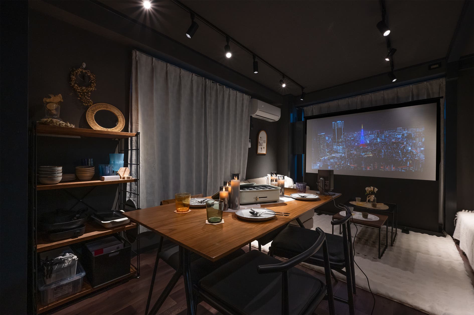 大久保駅2分✨80㌅プロジェクタースクリーン🎥大人気ゲーム機＆ボドゲ🎃推し会🎀女子会🎀ママ会🎀の写真3