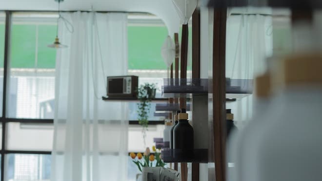 【目黒/西小山/レトロ×アンティーク美容室スタジオ】床屋モチーフ/背景スタンド/照明機材/ゴミ捨ておまかせの写真24