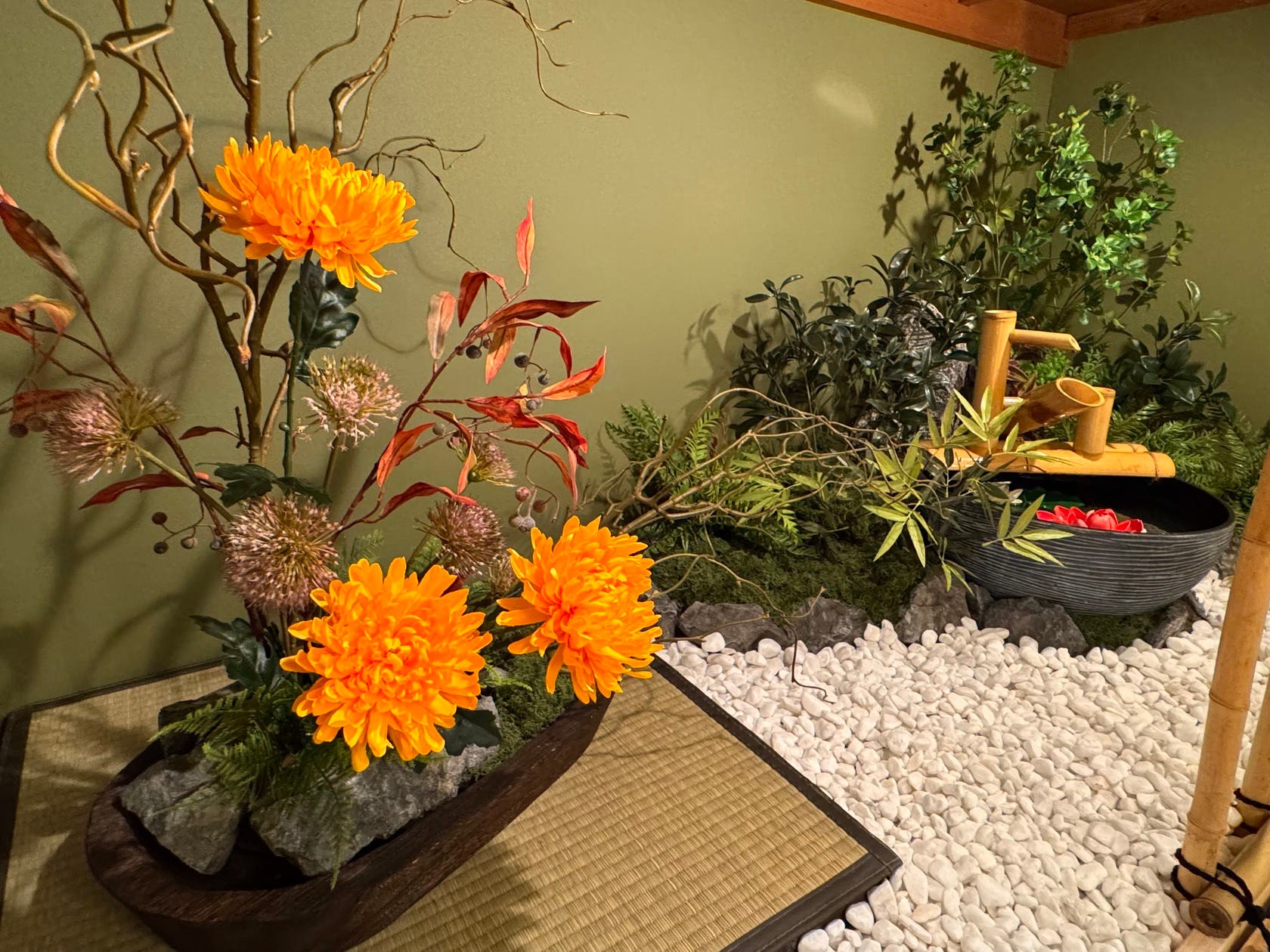 オープン記念割引中!!🏮浅草/田原町4分🪭映える和室✕ミニ日本庭園👘75型大画面TV📺撮影•デート•パーティーに⭕️の写真6