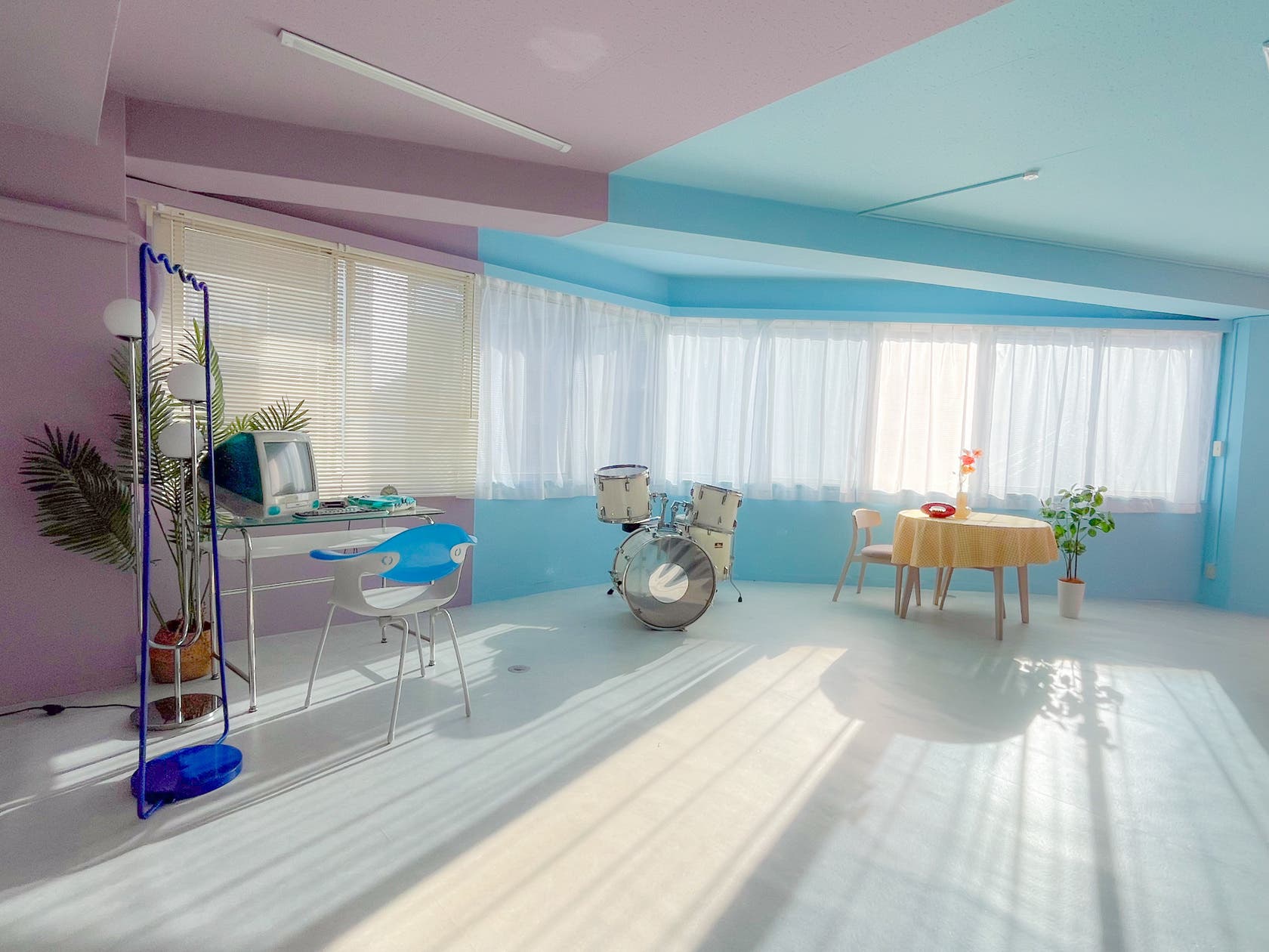 はっぴぃぽっぷ #パステル#ピンク#水色#紫#ポップ#かわいい#コスプレ#MV#55㎡#蒲田駅徒歩3分#推し活#結婚前撮りの写真2