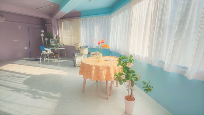 はっぴぃぽっぷ #パステル#ピンク#水色#紫#ポップ#かわいい#コスプレ#MV#55㎡#蒲田駅徒歩3分#推し活#結婚前撮りの写真11