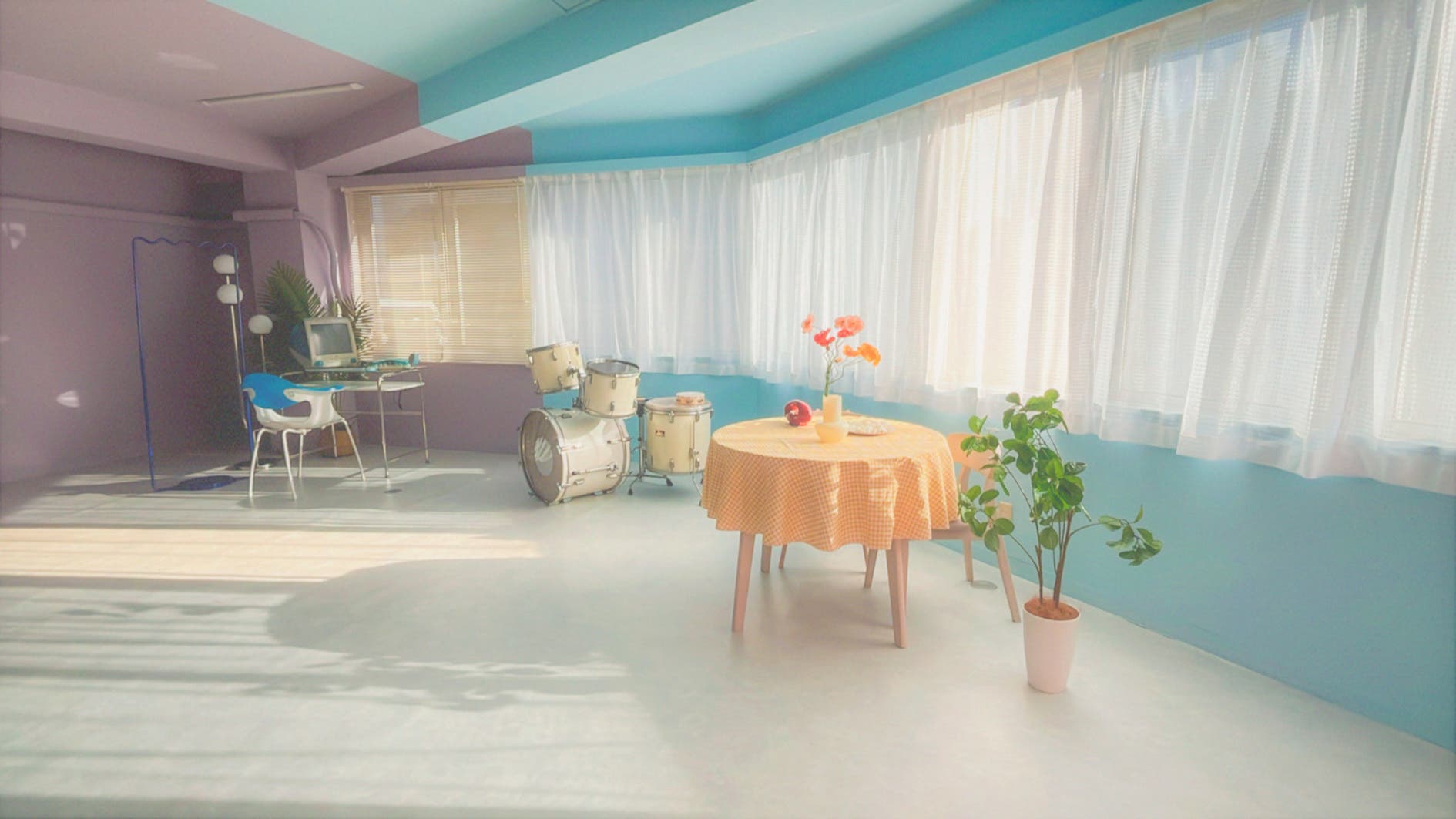 はっぴぃぽっぷ #パステル#ピンク#水色#紫#ポップ#かわいい#コスプレ#MV#55㎡#蒲田駅徒歩3分#推し活#結婚前撮りの写真12