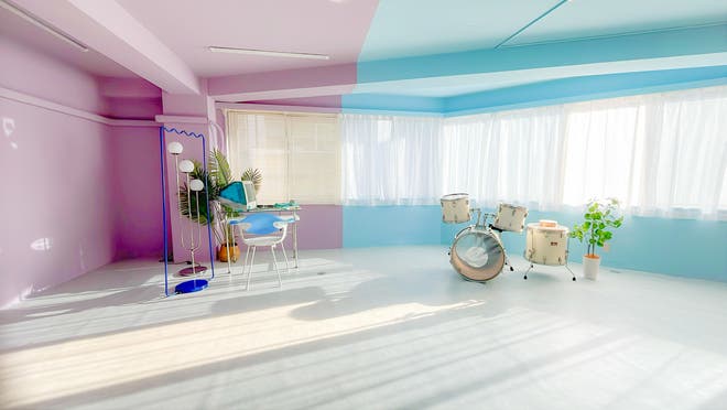 はっぴぃぽっぷ #パステル#ピンク#水色#紫#ポップ#かわいい#コスプレ#MV#55㎡#蒲田駅徒歩3分#推し活#結婚前撮りの写真24