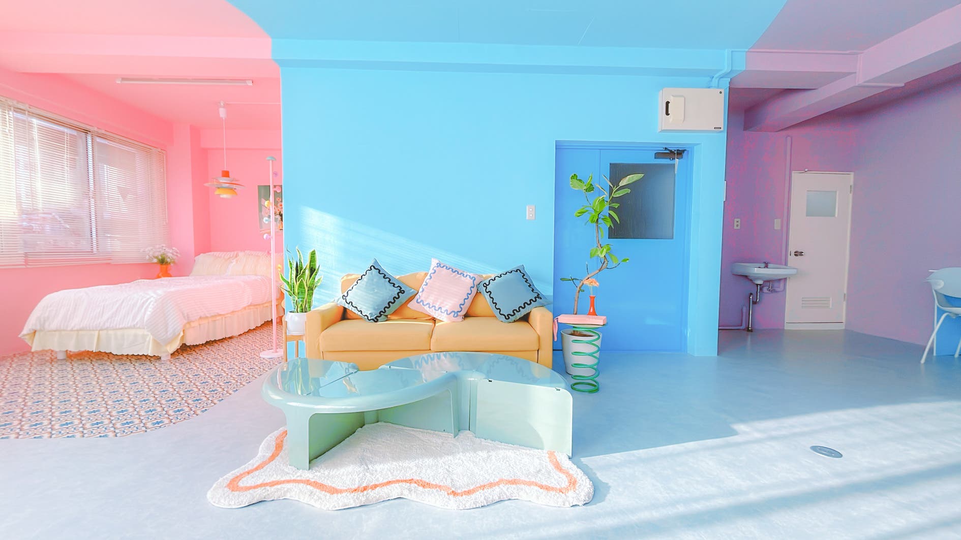 はっぴぃぽっぷ #パステル#ピンク#水色#紫#ポップ#かわいい#コスプレ#MV#55㎡#蒲田駅徒歩3分#推し活#結婚前撮りの写真20