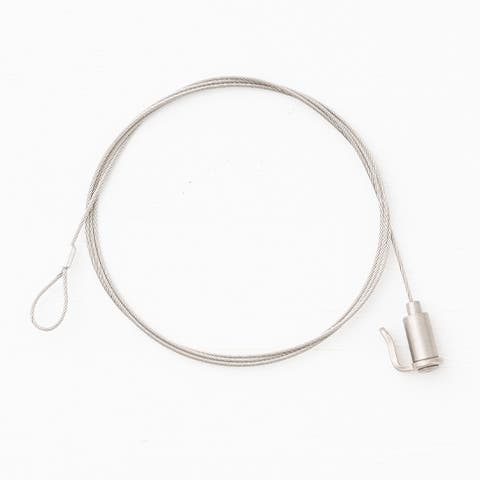 ピクチャーレール用ワイヤーハンガー1mの画像1