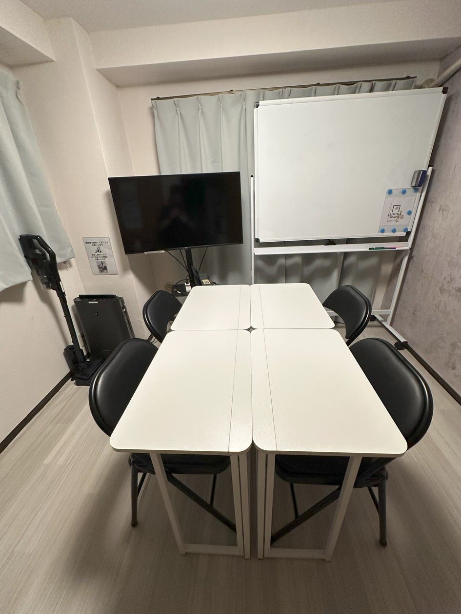 【船橋駅近くの綺麗なスペース】光回線高速WiFi、テレビ、ホワイトボード、施術ベット完備☆会議/打合せ/オンライン/サロンに最適の写真8