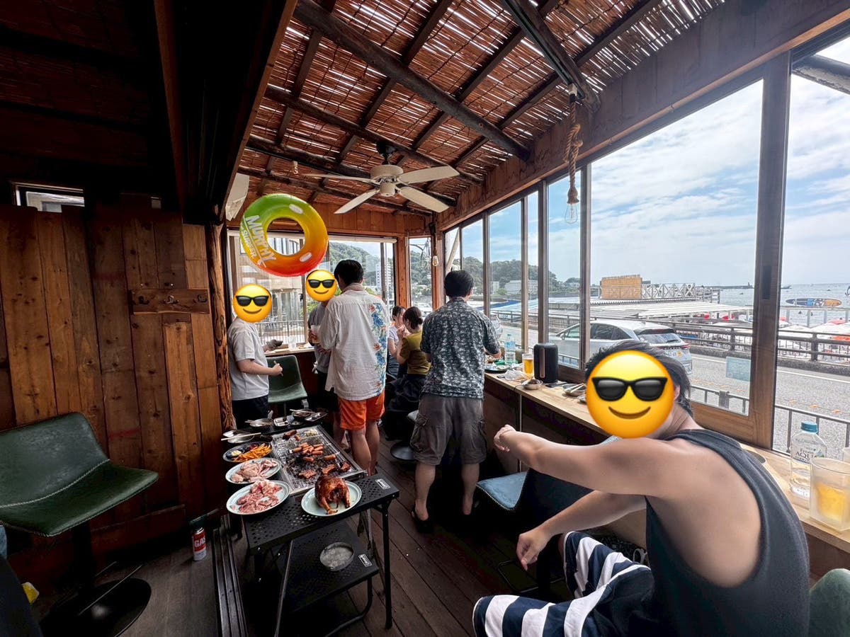 オーシャンビュー！ビーチまで徒歩10秒。雨でも安心！貸切室内BBQ。手ぶらでもOKの写真5