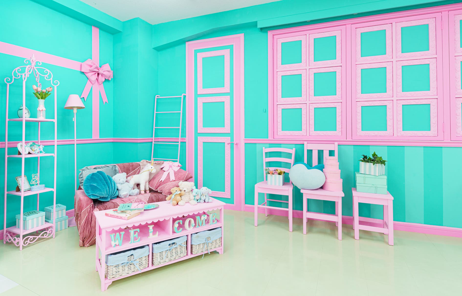 【パステルスタジオ】パステルカラーのガーリーでポップな空間 個室メイクルーム有り TVや雑誌の撮影実績多数！の写真8