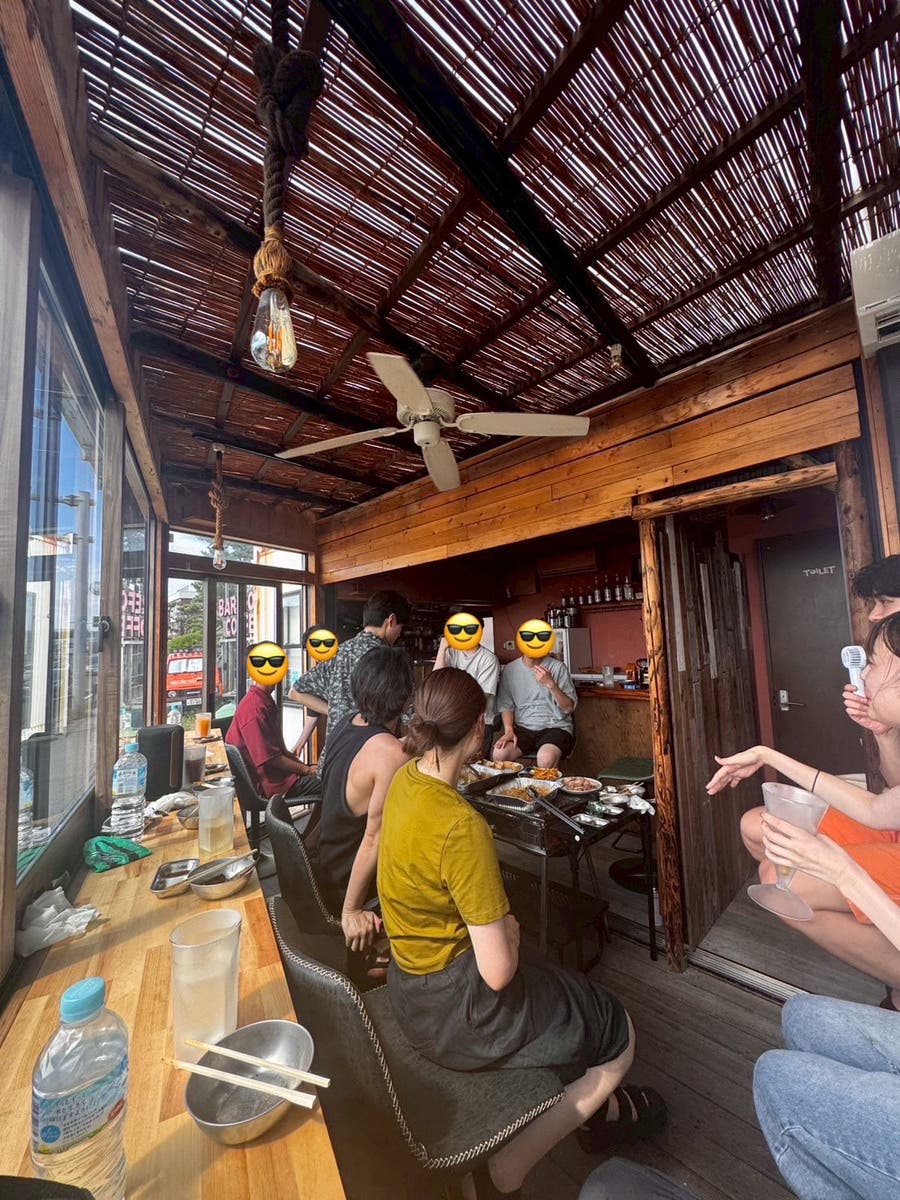 オーシャンビュー！ビーチまで徒歩10秒。雨でも安心！貸切室内BBQ。手ぶらでもOKの写真7