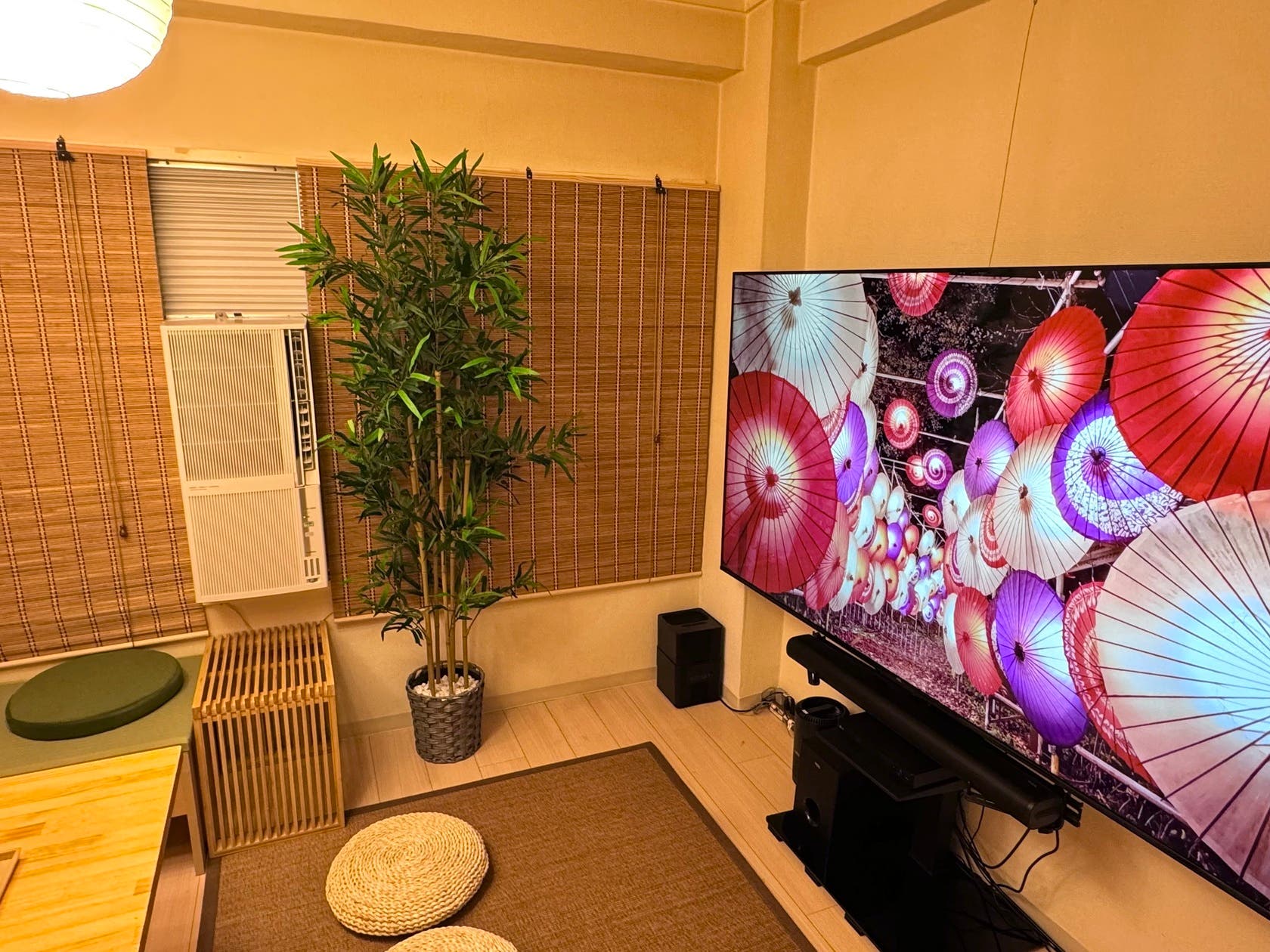 オープン記念割引中!!🏮浅草/田原町4分🪭映える和室✕ミニ日本庭園👘75型大画面TV📺撮影•デート•パーティーに⭕️の写真4