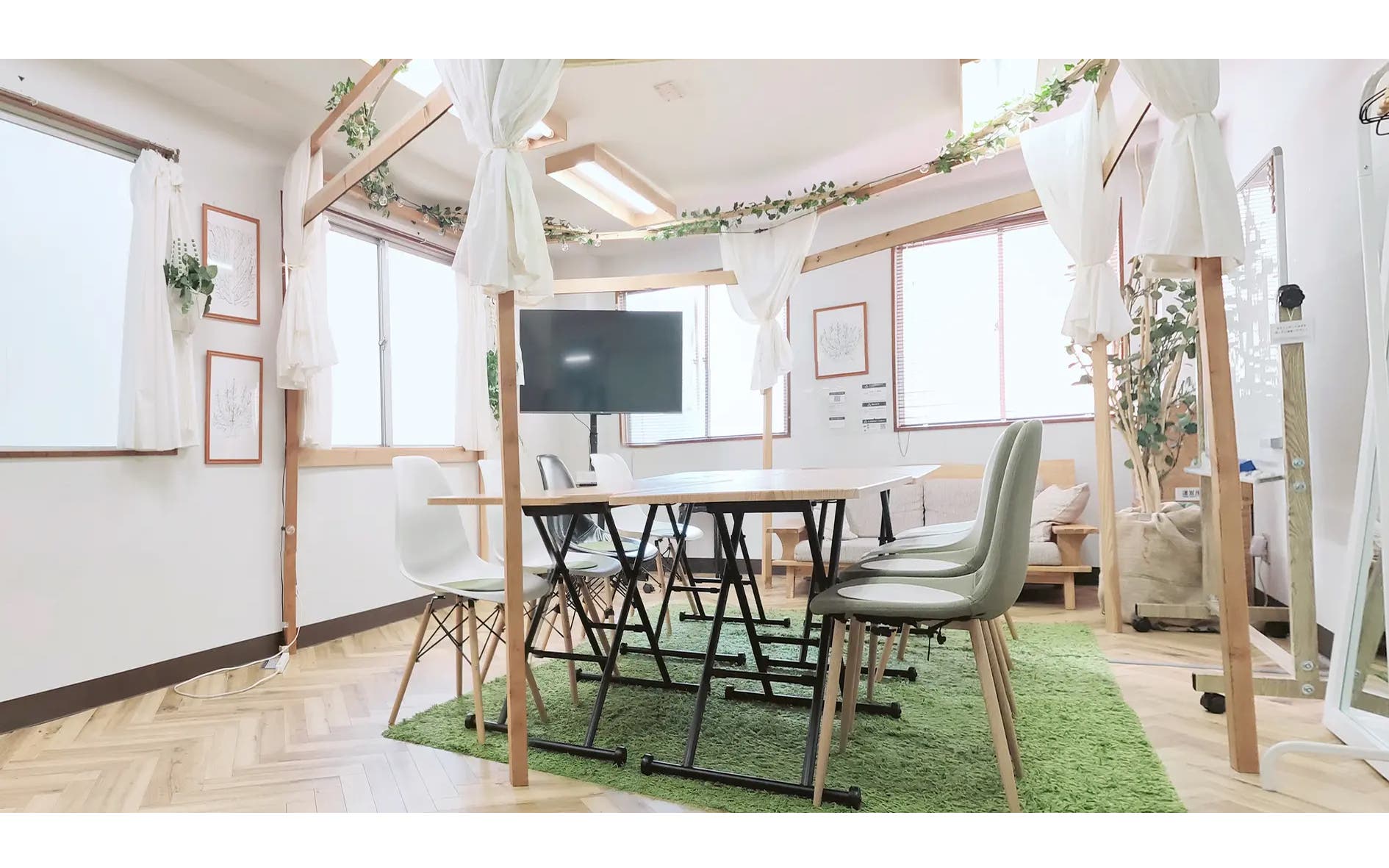 🎄JR飯田橋駅5分｜会議･趣味･ボドゲ･飲み会｜50型TV･🆓Wi-Fi｜24hの写真10