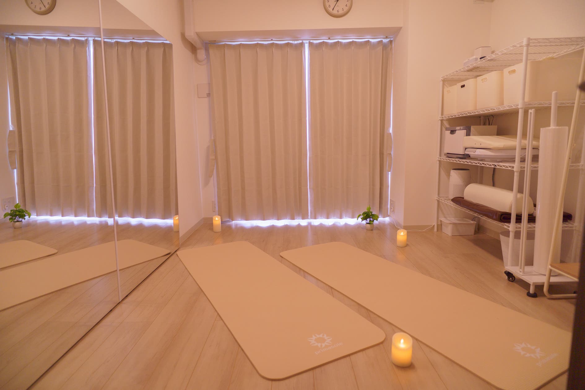 【年末年始20%OFF‼️12.29-1.4】藤沢駅3分✨全備品無料✨日当たり良好の完全個室✨外観も新しく綺麗✨壁一面のミラーの写真12