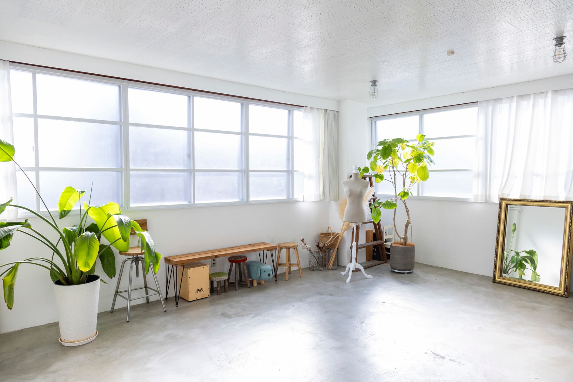 本八幡駅から徒歩4分。ライティング不要の明るい自然光で撮影できるスタジオ。閑静な住宅街ながら近隣にドンキなどあり便利な立地。の写真2