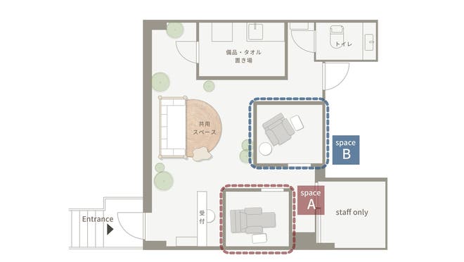 【六本木一丁目駅5分】麻布台ヒルズ30秒の女性施術者専用サロン♡/各種美容施術・ネイル・スパ・展示・イベントに/spaceA用の写真4