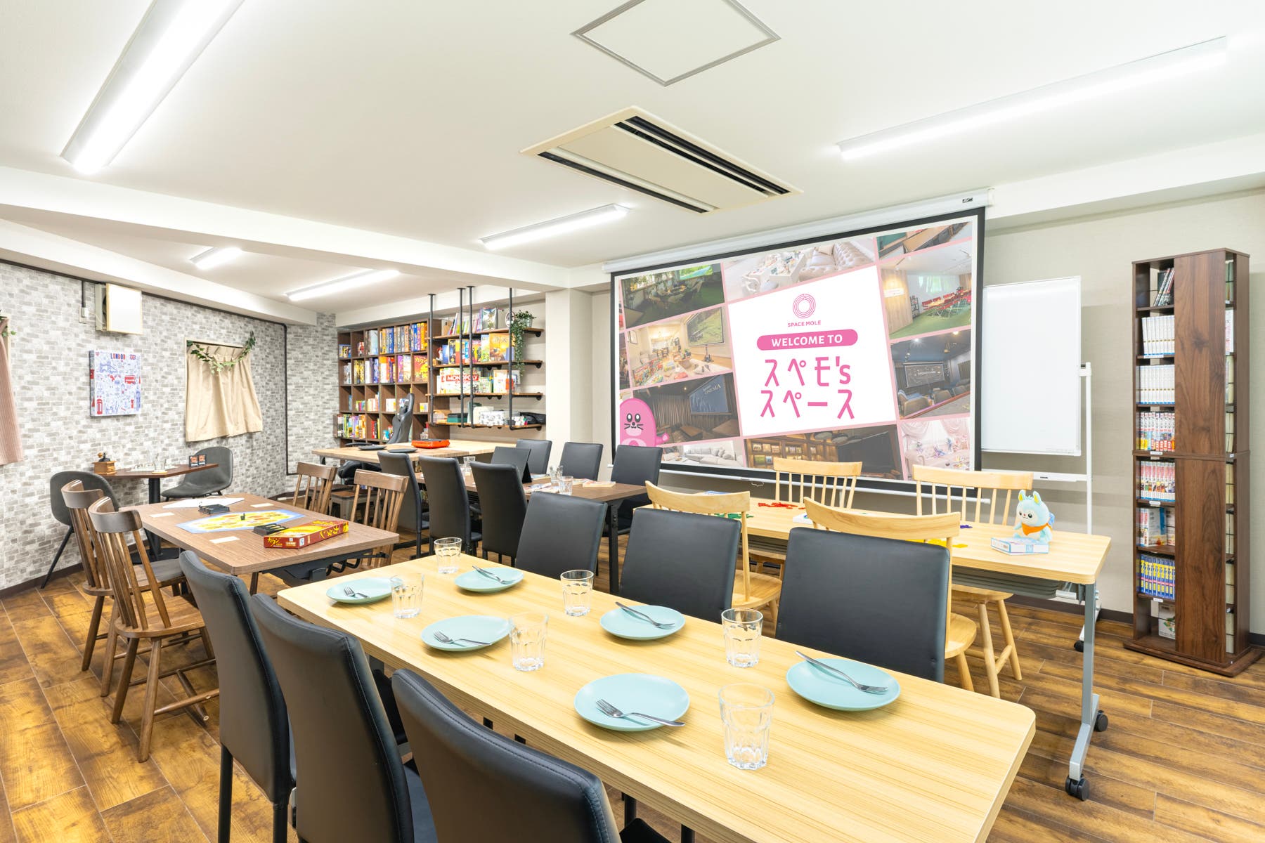 スペモ🎮忘年会🍺水道橋2分🚶‍♀️ボードゲーム🎲パーティー🎺映画鑑賞🎥おしゃれ✨782_アソビバとマナビバ水道橋の写真1