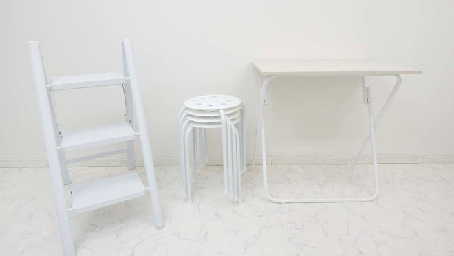 🎉NEW✨秋葉原駅5分💖白背景×姫系ソファ&シャンデリア🎀ドレス有|高性能プロジェクター|推し活・コスプレ・商用OKの写真19