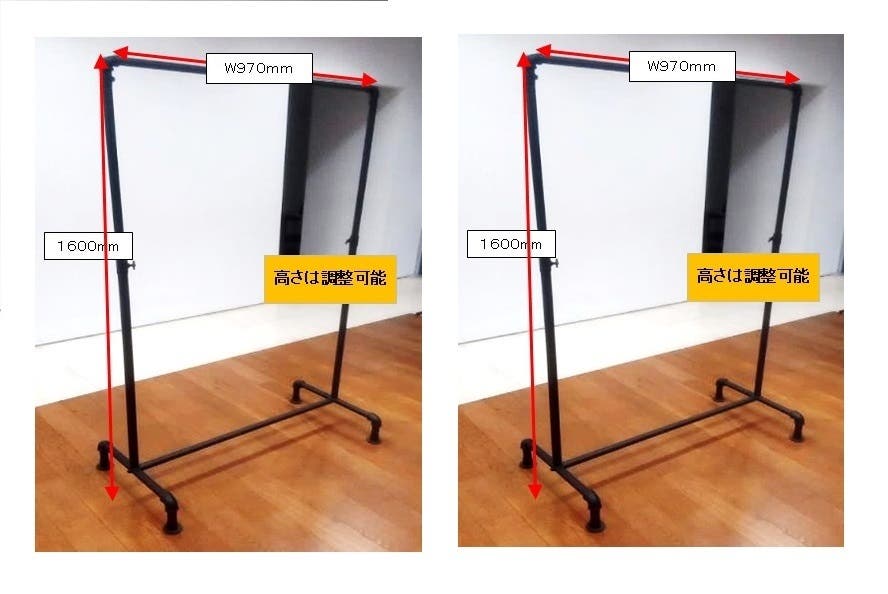 ディスプレイ用水道管ブラックラックⅠの画像1