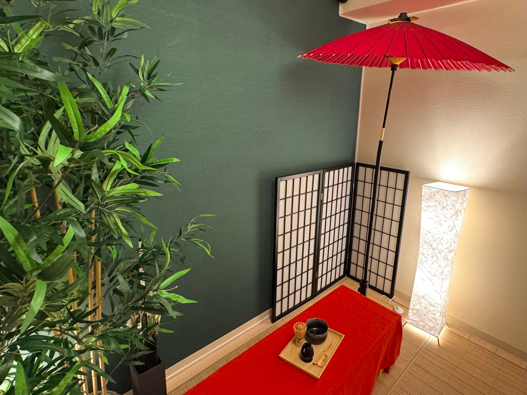 オープン記念割引中!!🏮浅草/田原町4分🪭映える和室✕ミニ日本庭園👘75型大画面TV📺撮影•デート•パーティーに⭕️の写真8