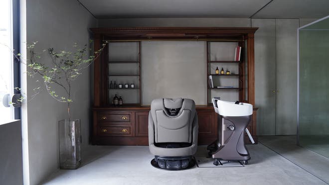 モルタルで作られたシンプルでスタイリッシュな空間の写真4