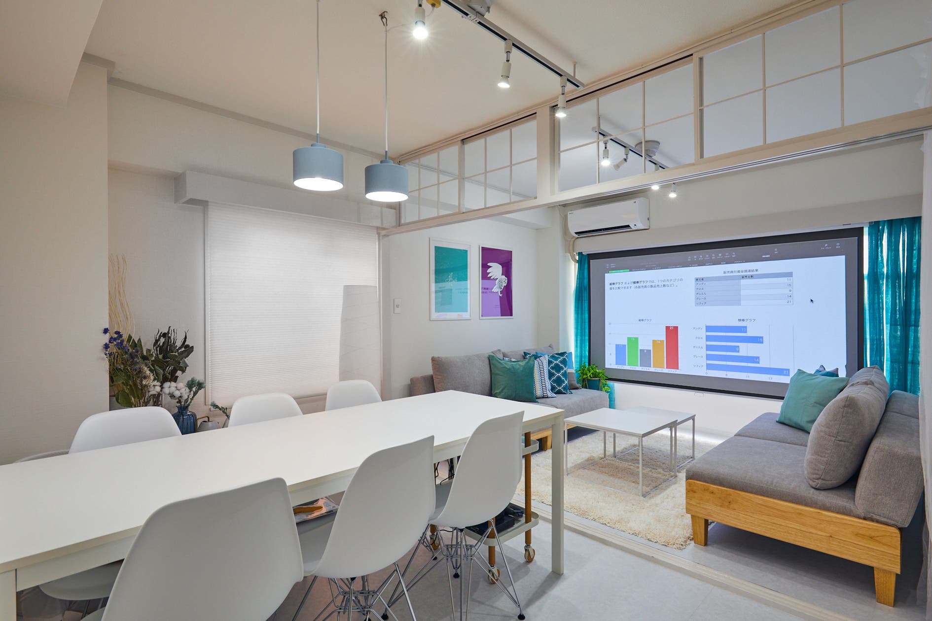 推し活✨誕生日会🎁最大12名🎉伏見駅3分🚶‍♀️150㌅大型スクリーン/パーティーに最適！富善の写真2