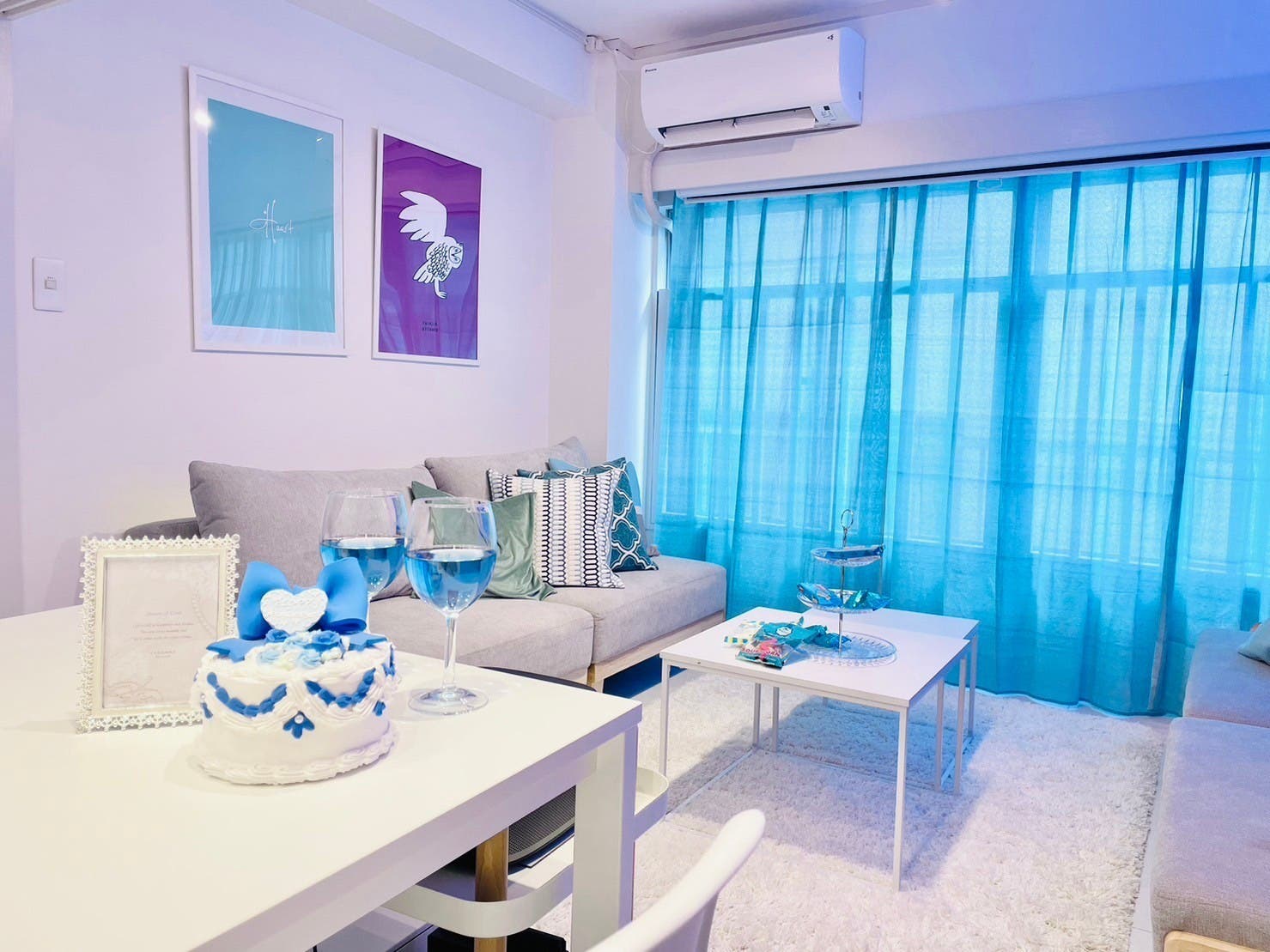 推し活✨誕生日会🎁最大12名🎉伏見駅3分🚶‍♀️150㌅大型スクリーン/パーティーに最適！富善の写真22