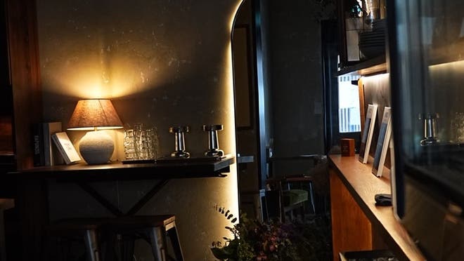 アンティーク調のカフェの写真1