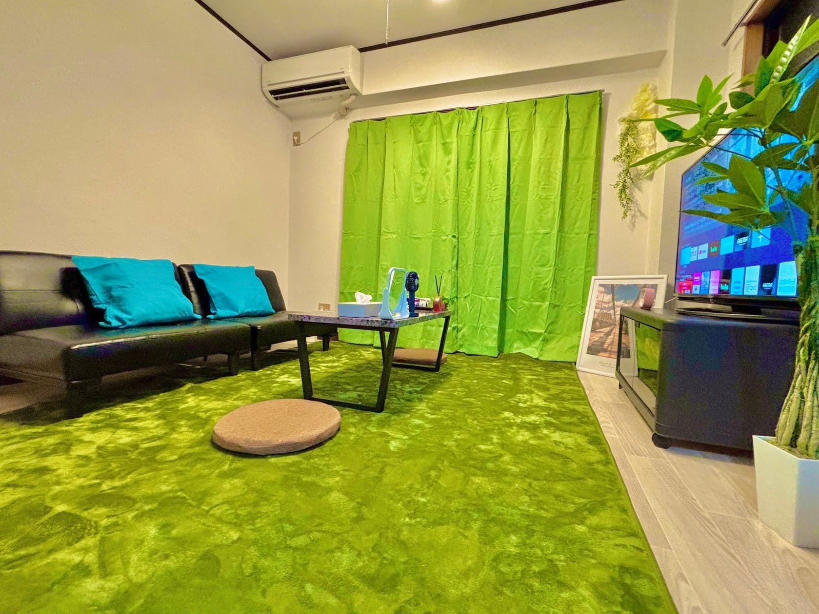 【地域最安OPENプラン‼️】獨協大学1分/4K50型テレビネトフリ視聴可🎬/ゲーム機/ボードゲーム多種/キャンプ気分🏕️の写真1