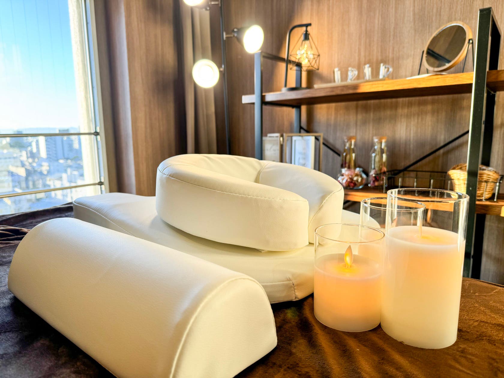 【名古屋駅すぐ】☕ブラウン基調のオシャレ空間☕✨電動ベッド&amp;ヒートマット✨|WiｰFi無料|ごみ捨て無料🚮の写真7